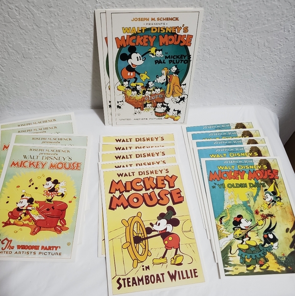 Disney | Party Supplies | Hallmark Disney Mickey Mouse Note Card Set ...
